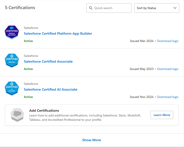 How to Verify Salesforce Certifications - Irfan Khatri
