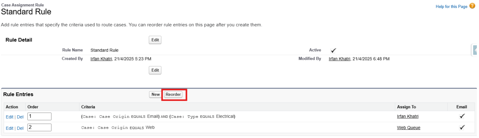 How to Create Case Assignment Rules in Salesforce - Irfan Khatri